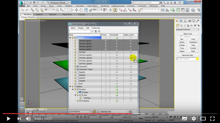 Designstrategies - Layer manager in 3ds max 2015 for architetcural scenes