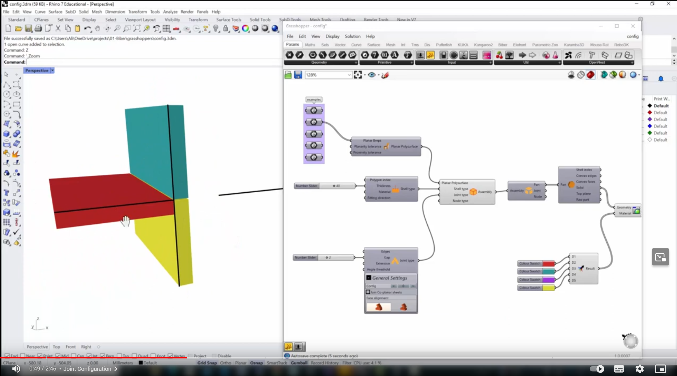 Designstrategies - Mastering Complex Joinery with Biber: A Grasshopper Plugin Tutorial