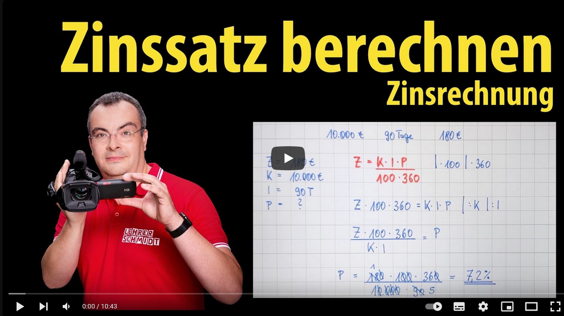 Designstrategies - Zinssatz berechnen – KIP-Formel – Formel für ...